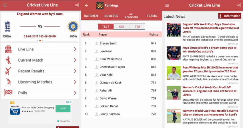 10 Best Apps to Watch Live Cricket Stream & Score on Android & iOS