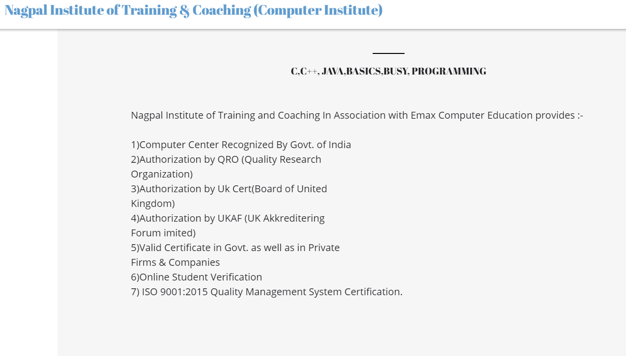 Top 8 Java Training in Chandigarh, Mohali, Panchkula & Zirakpur