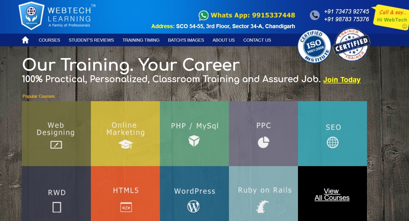 Top 8 Java Training in Chandigarh, Mohali, Panchkula & Zirakpur