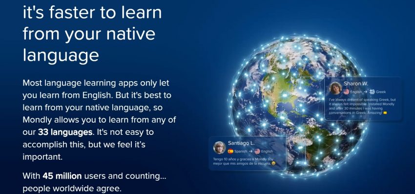 Mondly Review: Easily Learn 33 Languages Online for Free