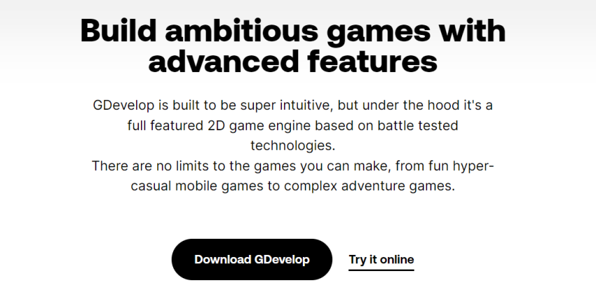 GDevelop Review: Best & Free Tool to Build Games