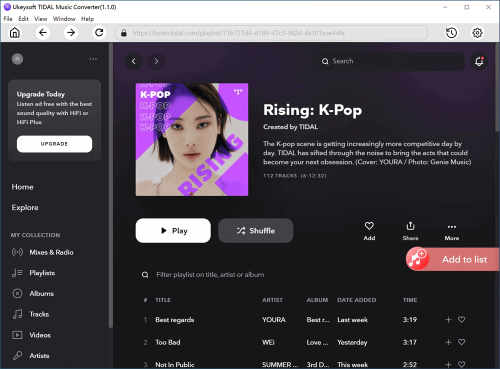 UkeySoft Tidal Music Converter Review: Download Tidal Songs to MP3 ...