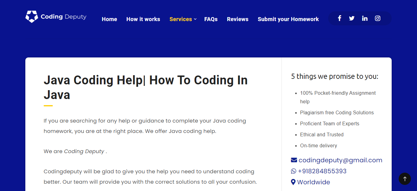 15 Best Java Assignment Help Sites (Verified by Experts)